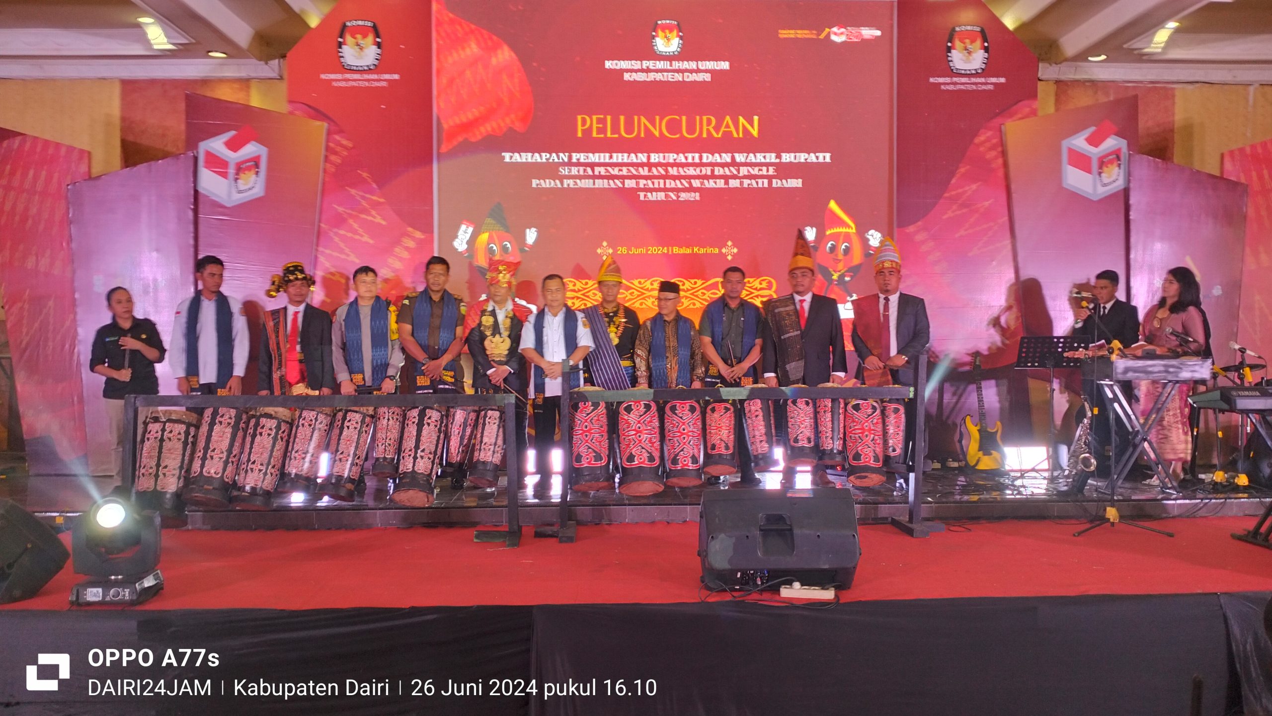 KPU Dairi Perkenalkan Maskot Dan Jingle Pada Pemilihan Bupati Dan Wakil Bupati Dairi Tahun 2024 ...